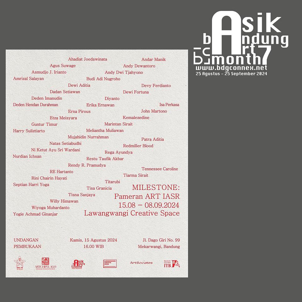 Lawangwangi Creative Space : Pameran ART IASR 2024 “Milestone ...